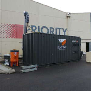 Portable Shipping Container Blast Room » Abrasive Sand Blasting Spray ...