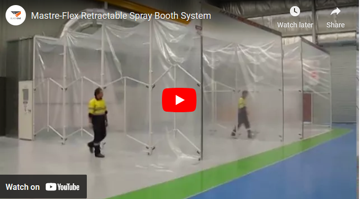 Mastre-Flex Retractable Spray Booth System » Blast Booths Spray Paint ...
