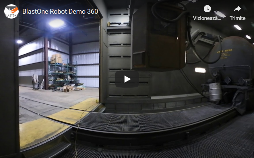 BlastOne Robot Demo 360 » Blast Booths Spray Paint Booths Abrasives Media & Equipment
