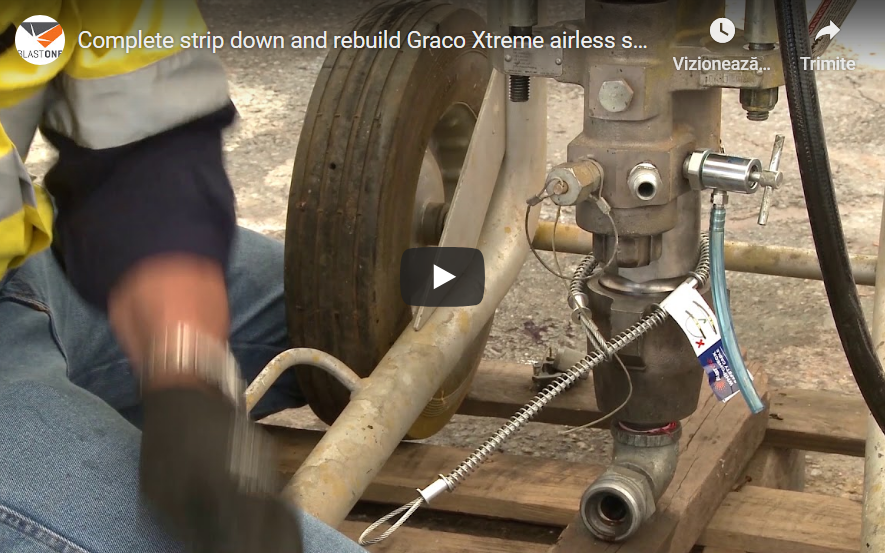 Complete strip down and rebuild Graco Xtreme airless spray pump lower ...