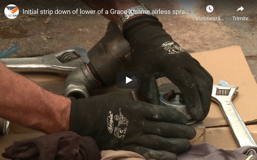 Initial strip down of lower of a Graco Xtreme airless sprayer » Blast ...