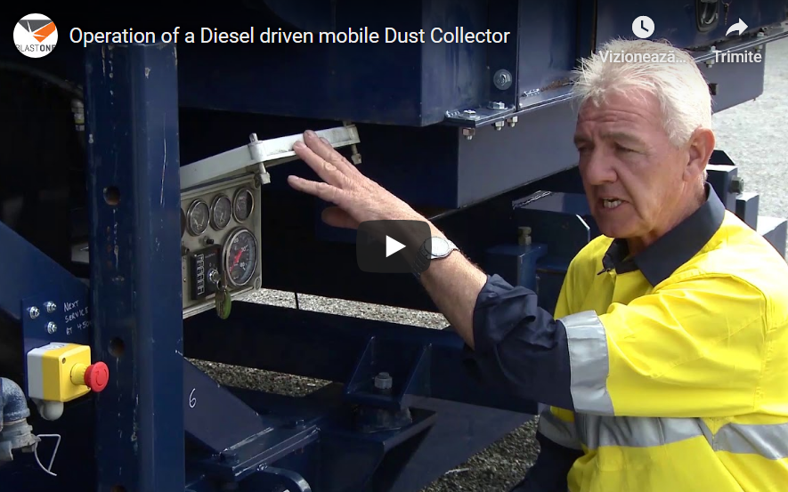 Operation of a Diesel driven mobile Dust Collector » Blast Booths Spray ...