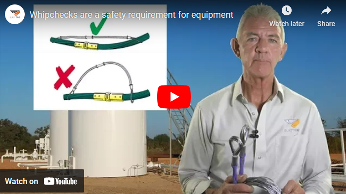 Whipchecks are a safety requirement for equipment » Blast Booths Spray ...