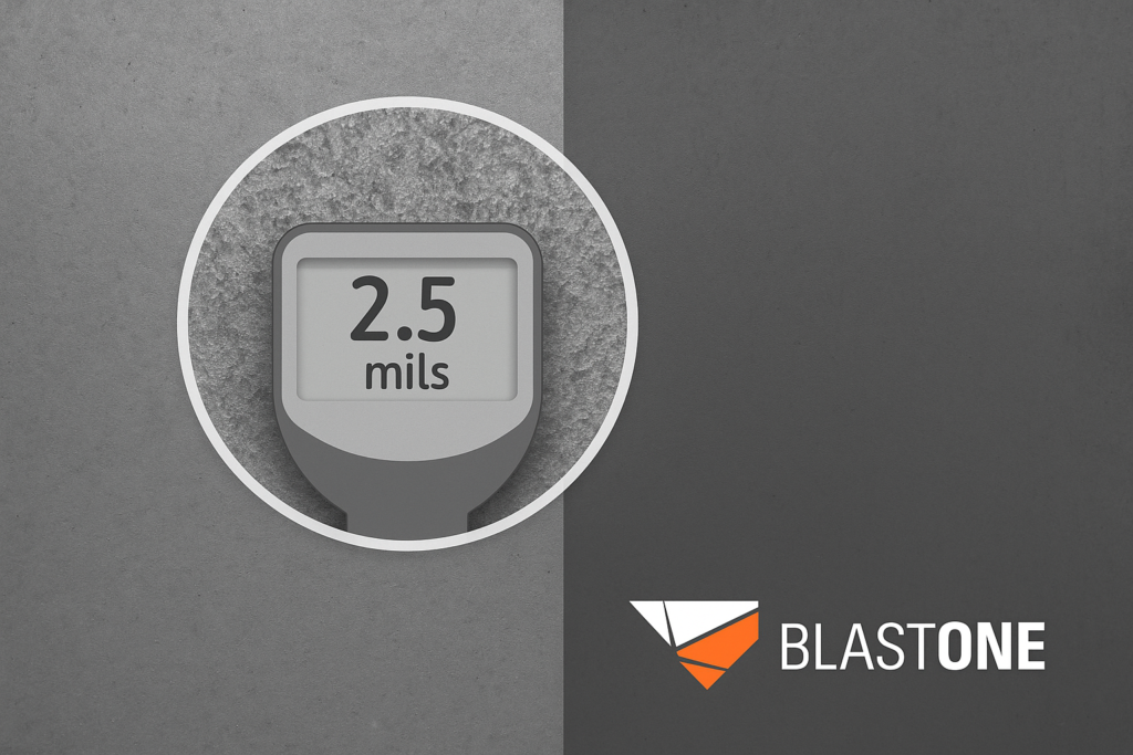 Surface Profile Calculator for Abrasive Blasting